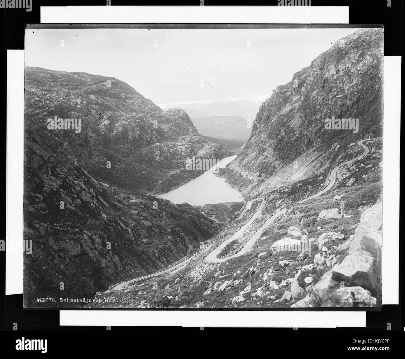 Seljestadjuvet. Hardanger NB MS G4 0939 Stock Photo - Alamy