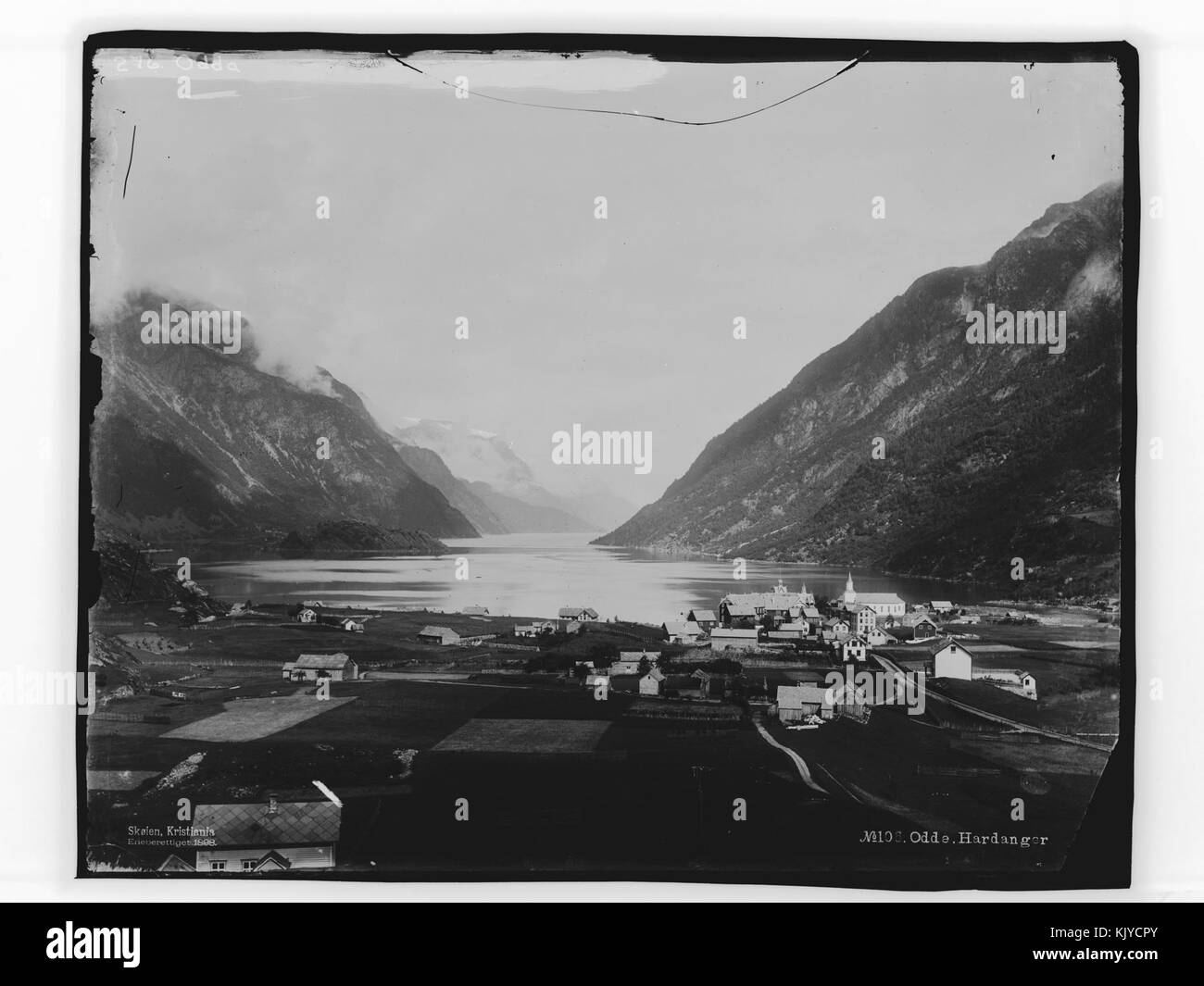 The hardangerfjord Black and White Stock Photos & Images - Alamy
