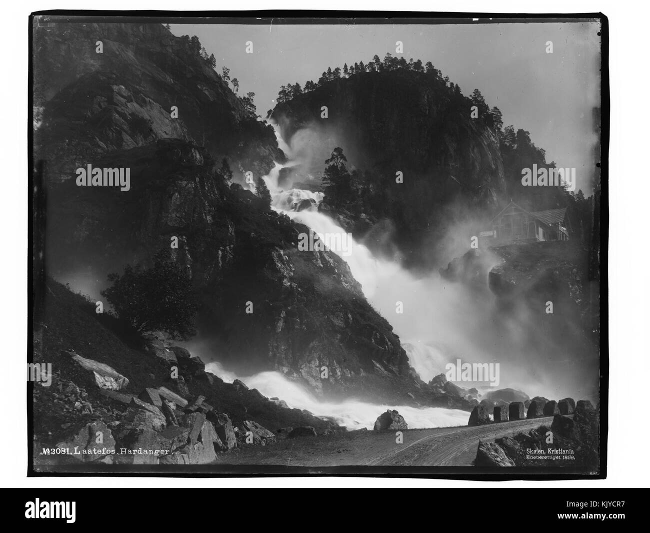 Laatefos, Hardanger NB MS G4 0796 Stock Photo - Alamy