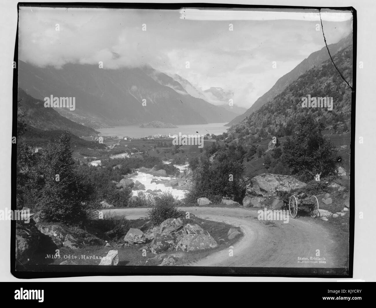 Odde. Hardanger NB MS G4 0217 Stock Photo - Alamy