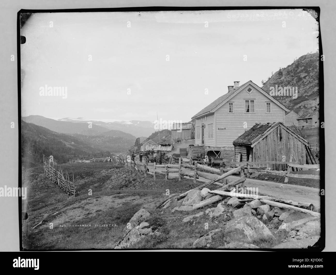 Hardanger. Siljestad NB MS G4 0062 Stock Photo - Alamy