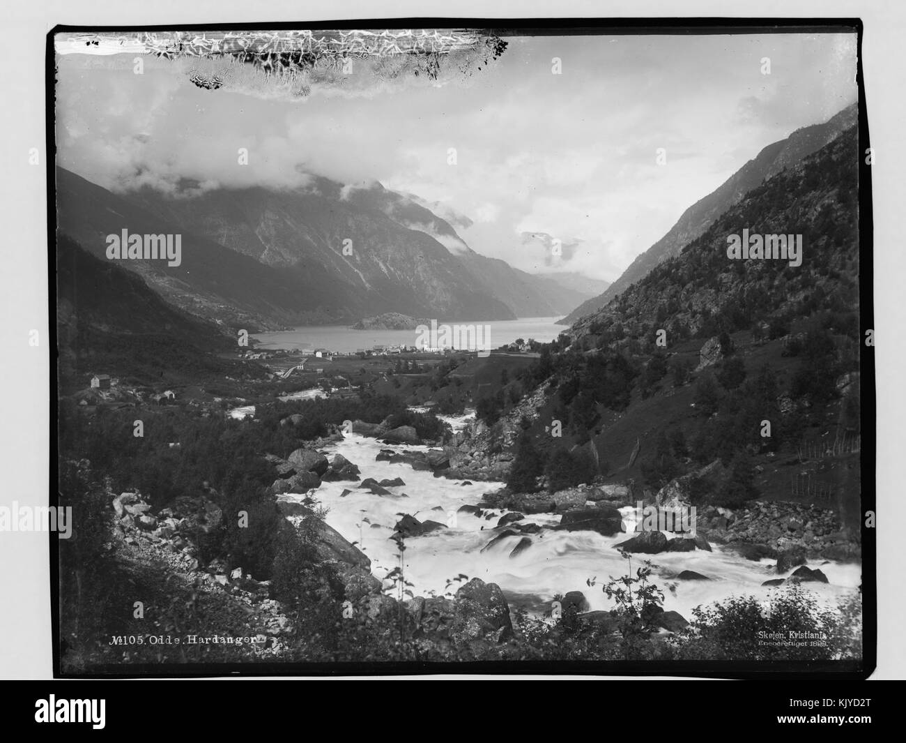 Odde. Hardanger NB MS G4 0055 Stock Photo - Alamy