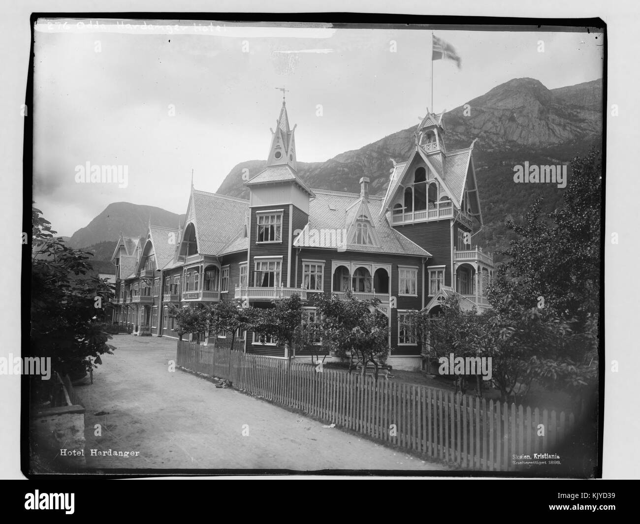 Hotel Hardanger NB MS G4 0077 Stock Photo - Alamy