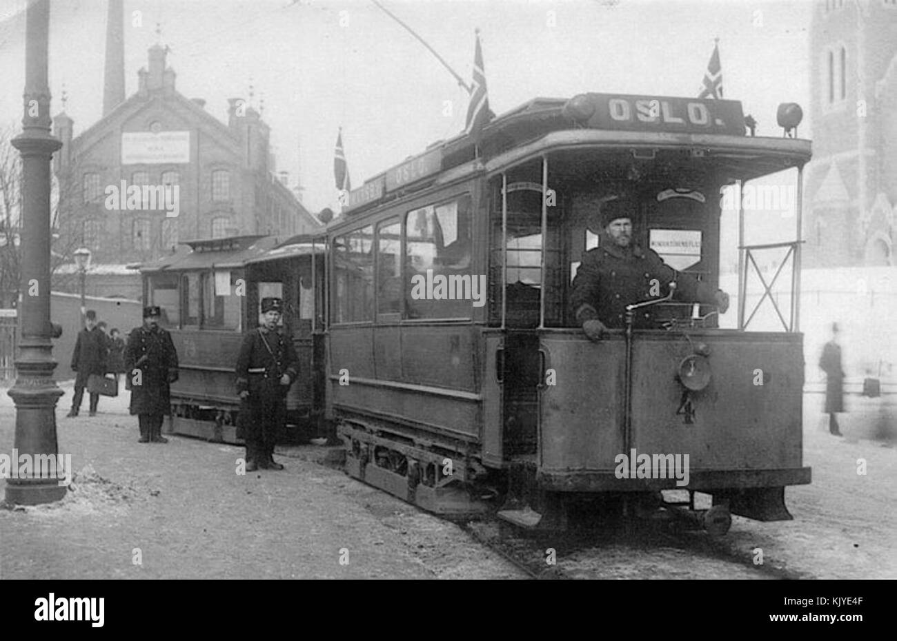 KSS Class U tram and horsecar trailer Stock Photo - Alamy