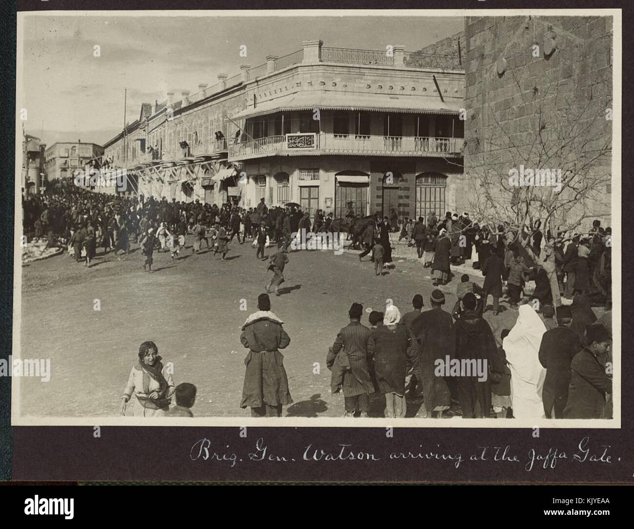 Israel 14207 The British army entered Jerusalem 1917 Stock Photo - Alamy