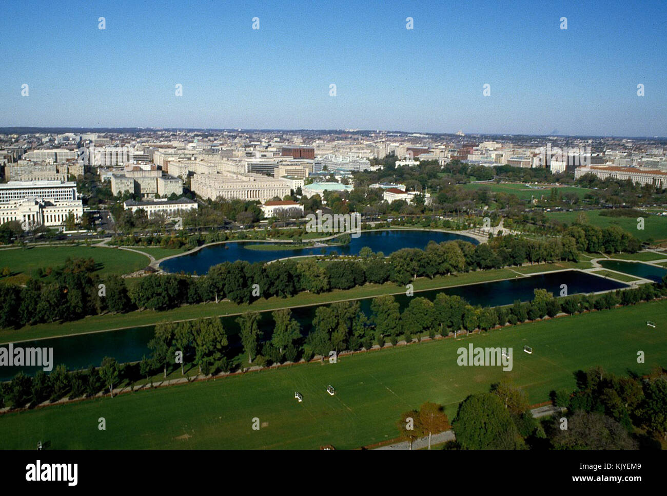 Aerial view of the National Mall 14660v Stock Photo - Alamy