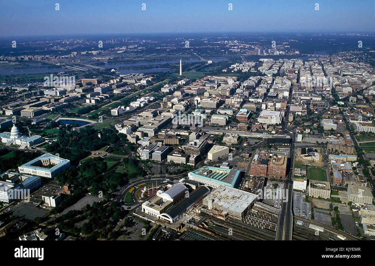 Aerial views of washington hi-res stock photography and images - Alamy