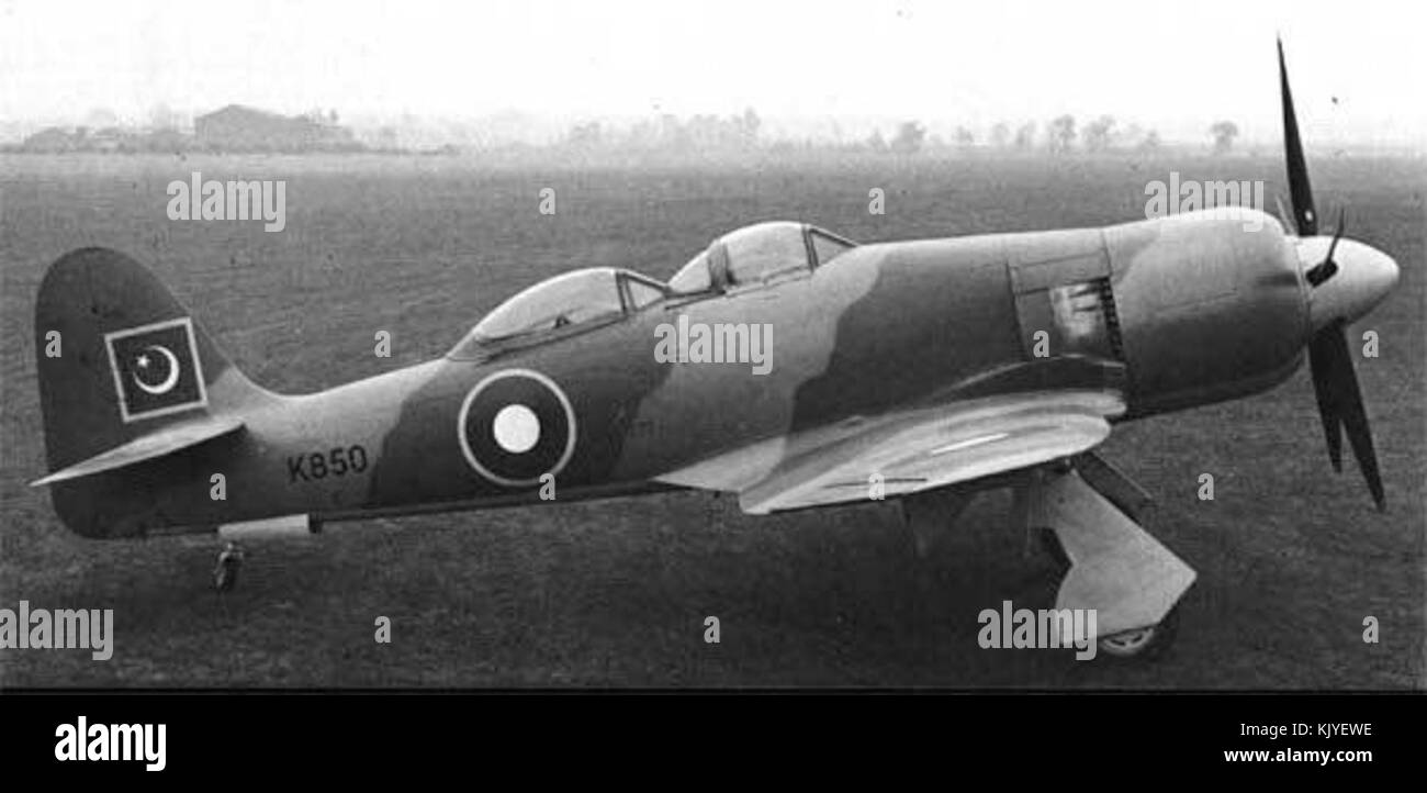 The Sea Fury T61, a variant of the Hawker Sea Fury, was operated by ...