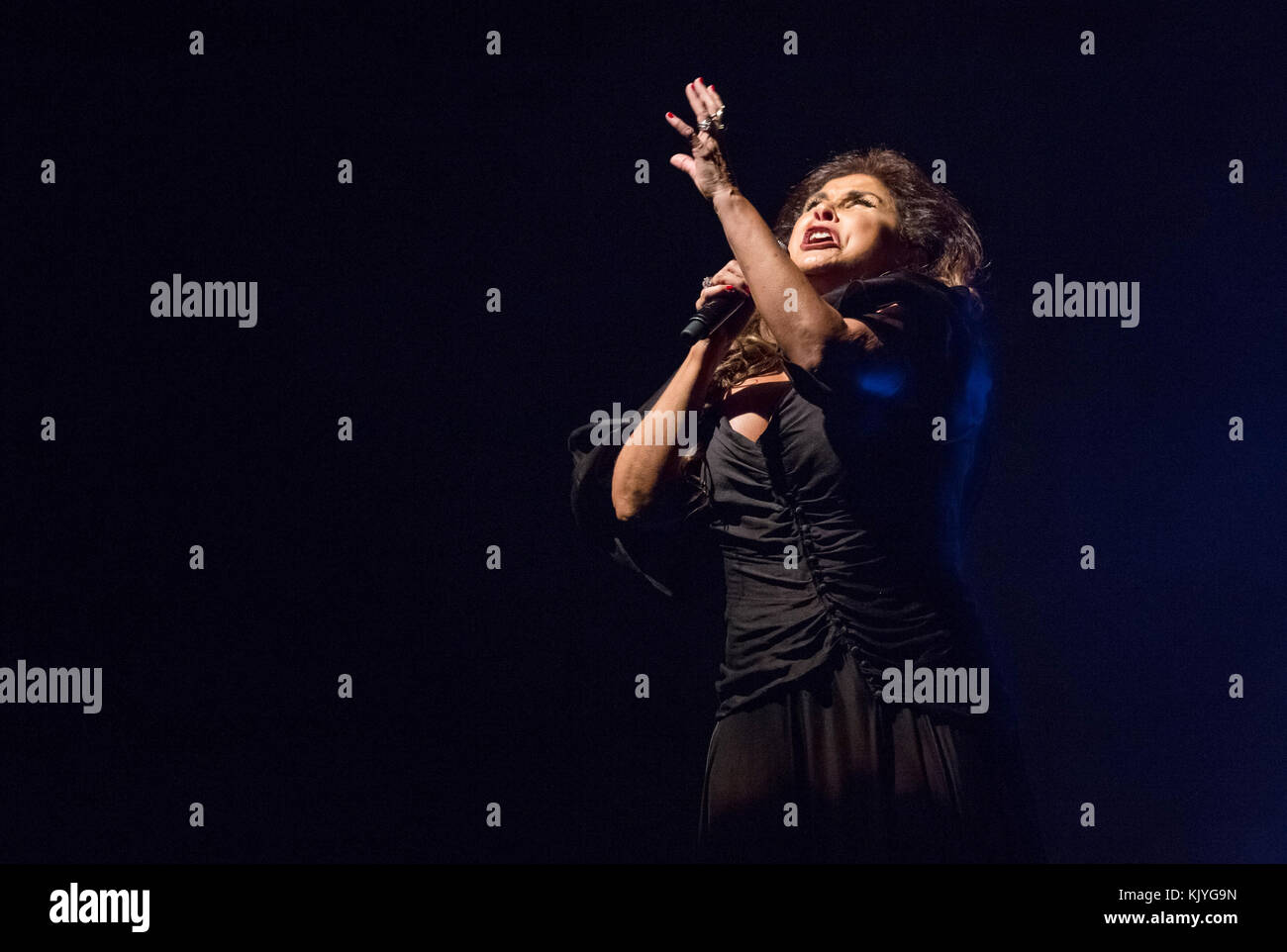Brazilian singer Fafa de Belem performs live at Coliseu dos Recreios ...
