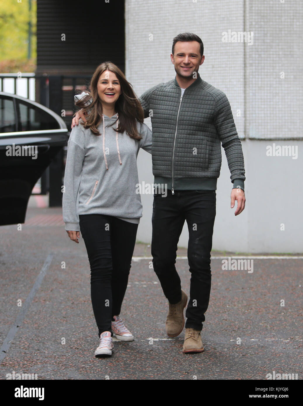 Harry Judd and and his wife Lzzy Judd outside ITV Studios Featuring ...