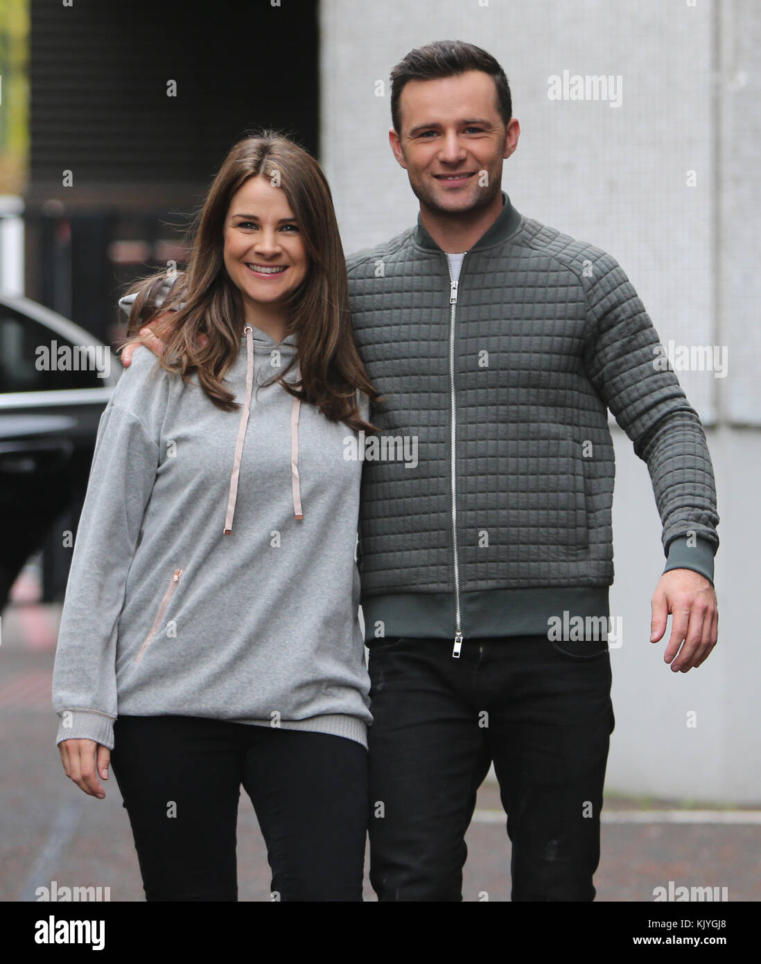 Harry Judd and and his wife Lzzy Judd outside ITV Studios Featuring ...