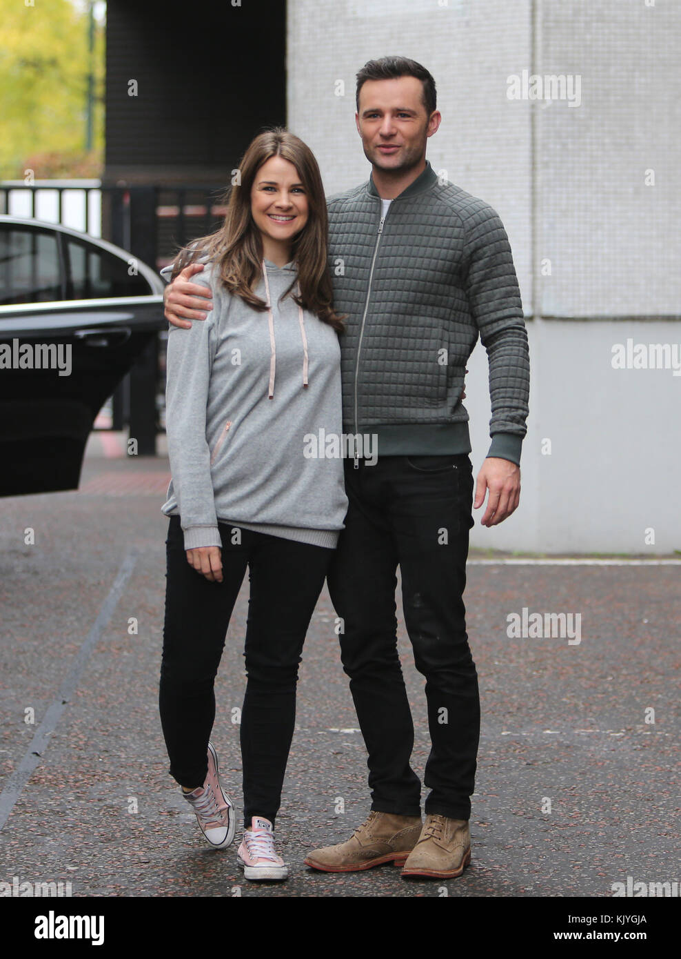 Harry Judd and and his wife Lzzy Judd outside ITV Studios Featuring ...