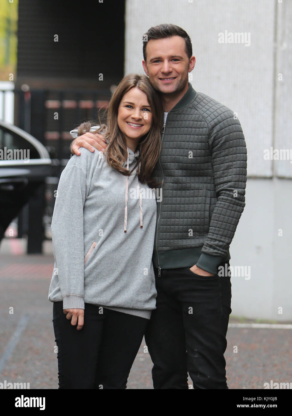 Harry Judd and and his wife Lzzy Judd outside ITV Studios Featuring ...