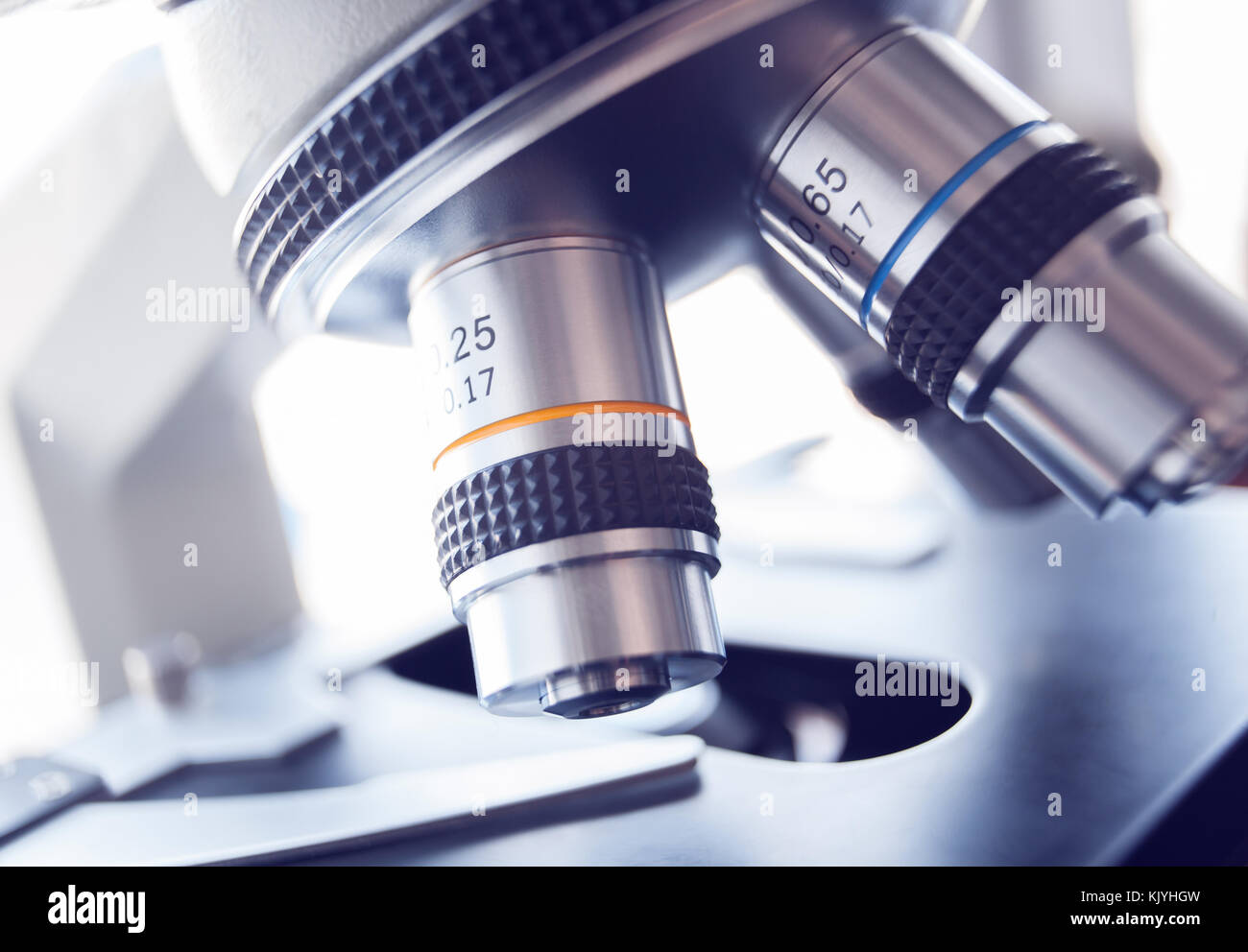 Optical microscope - science and laboratory equipment. For conducting ...