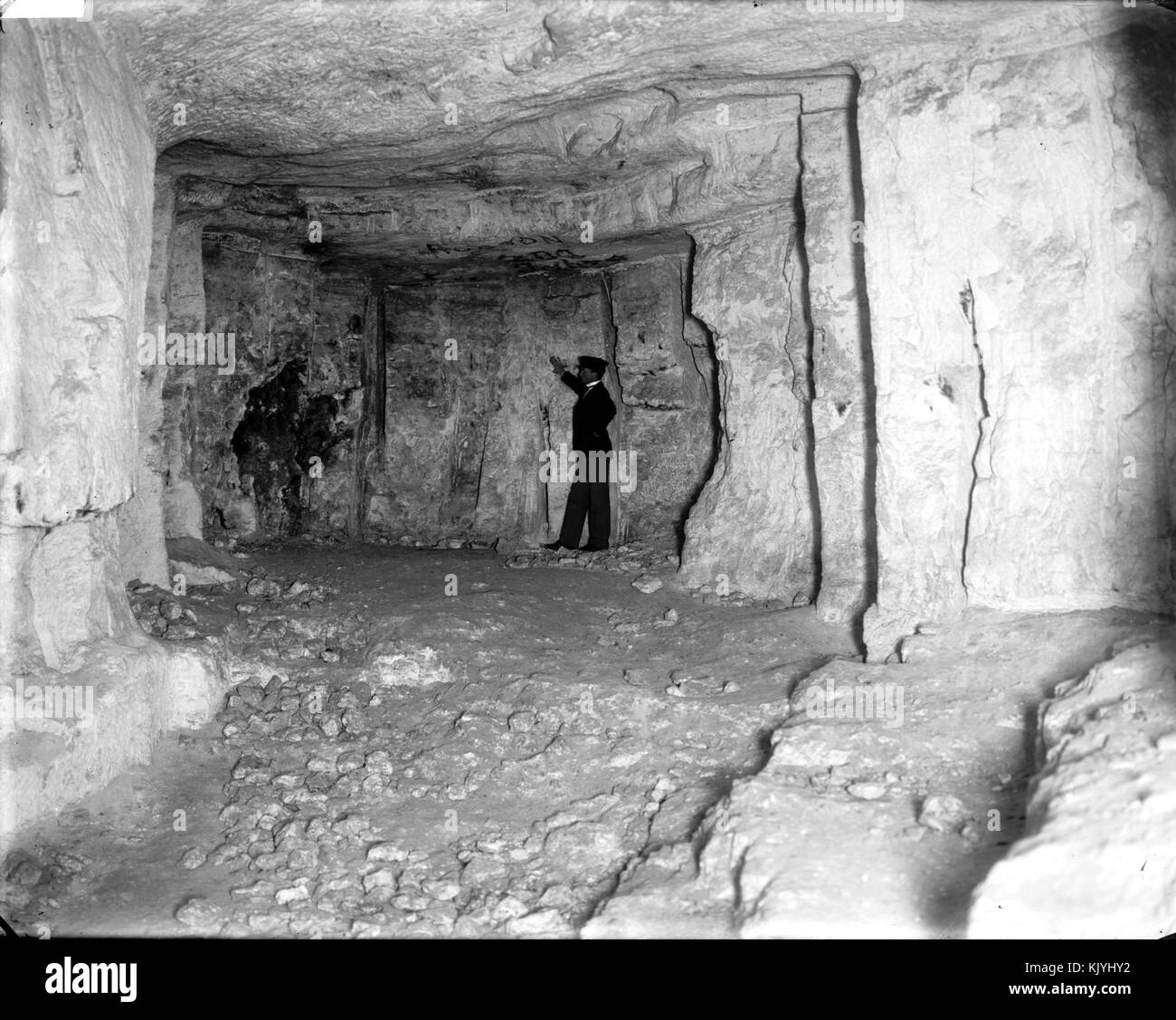 Inside the quarry Black and White Stock Photos & Images - Alamy