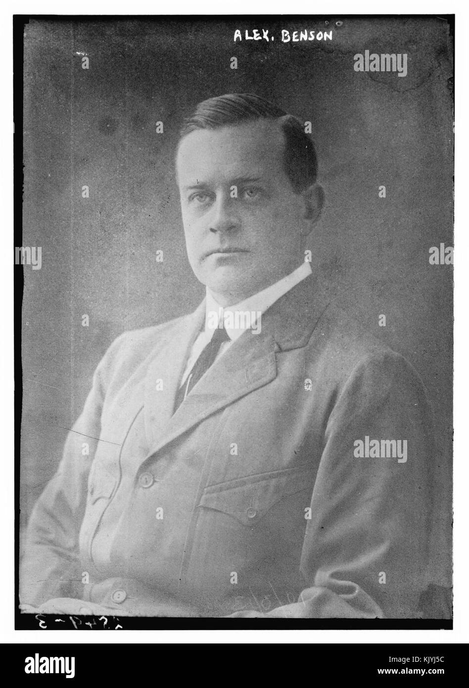 Alexander Benson ca. 1915 Stock Photo - Alamy