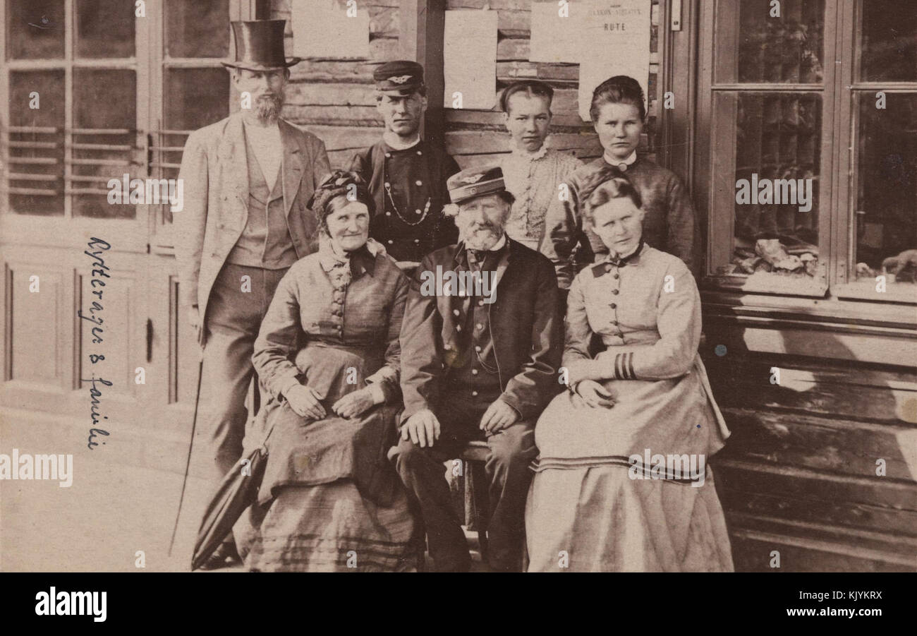 Rytterager og familie NB bldsa FA0629 Stock Photo - Alamy