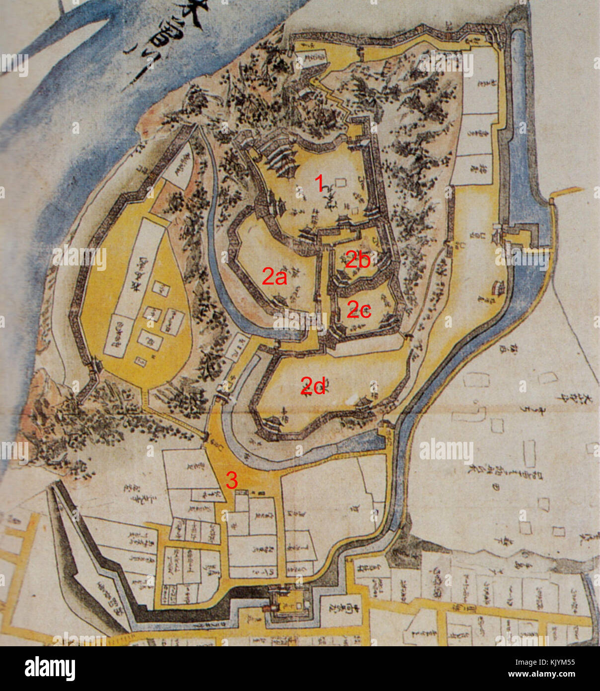 Inuyama Plan mark Stock Photo - Alamy