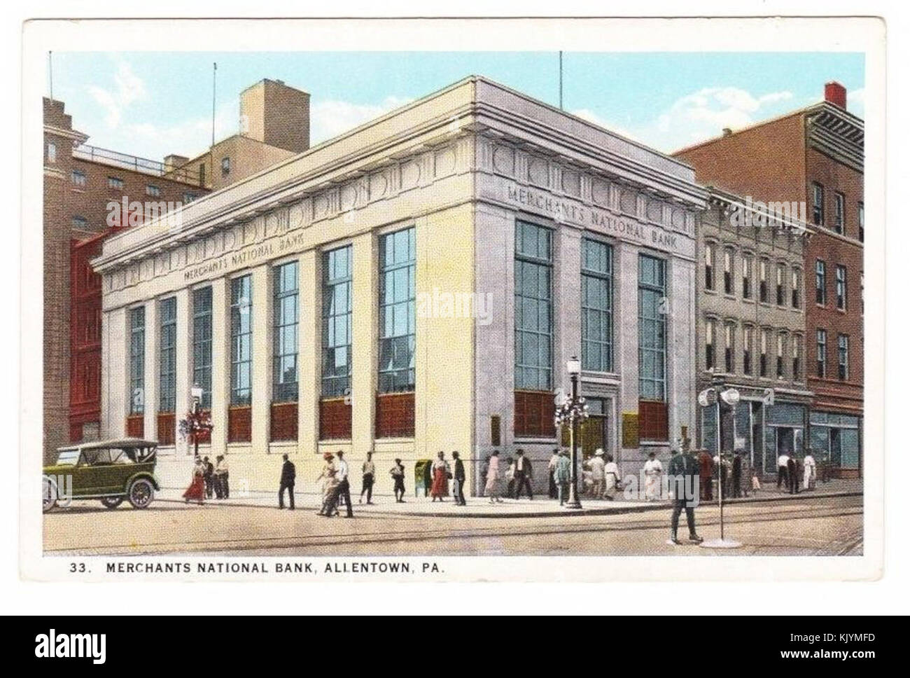 1930 Merchants National Bank Stock Photo - Alamy