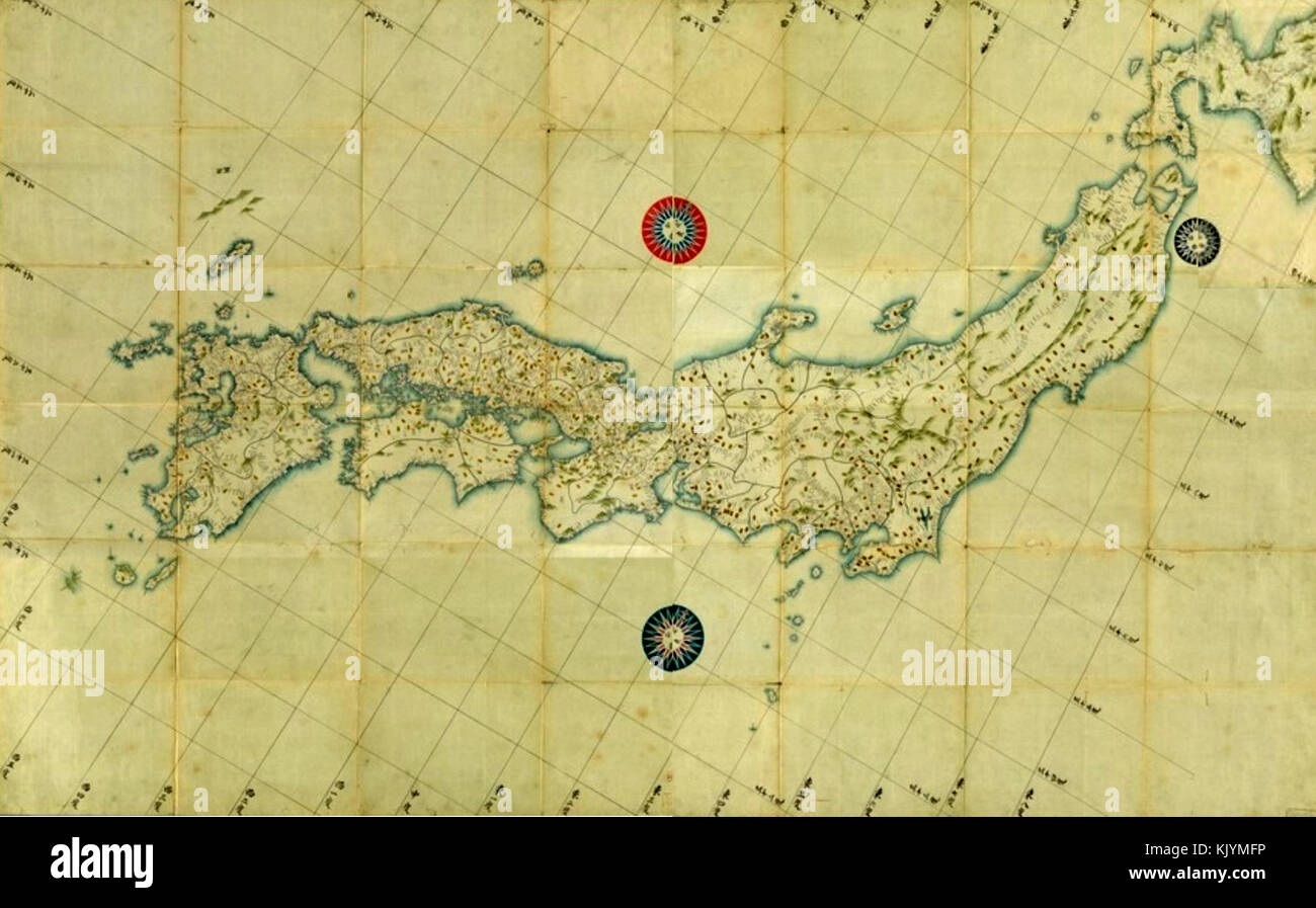 Japan Karte Sieb Stock Photo - Alamy