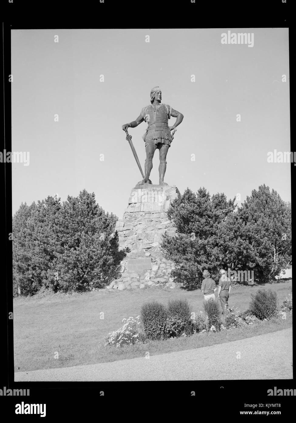 Kaiser wilhelm ii statue Black and White Stock Photos & Images - Alamy