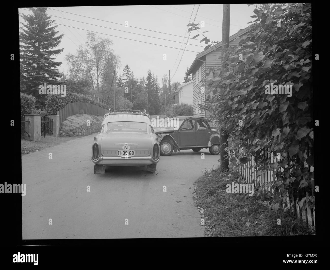 Norway police car Black and White Stock Photos & Images - Alamy