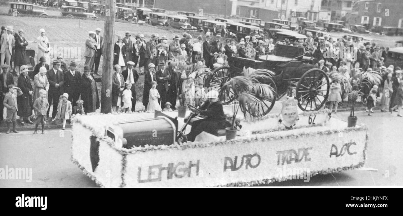 1928 Jubilee Parade Auto Trade Float Stock Photo - Alamy