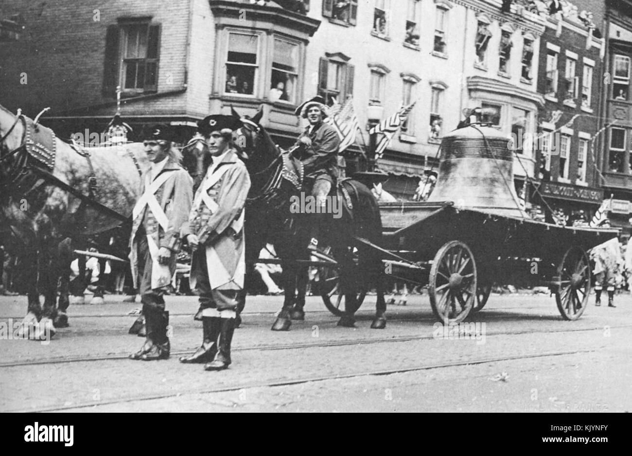 1928 Jubilee Parade Liberty Bell Float Stock Photo - Alamy