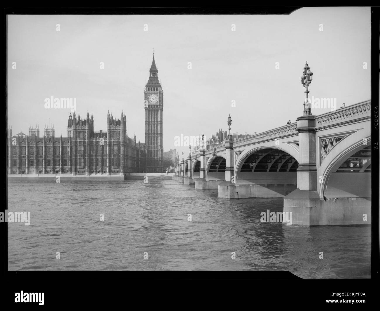 Westminster Bridge, Building og Parliament, Big Ben, London no nb ...
