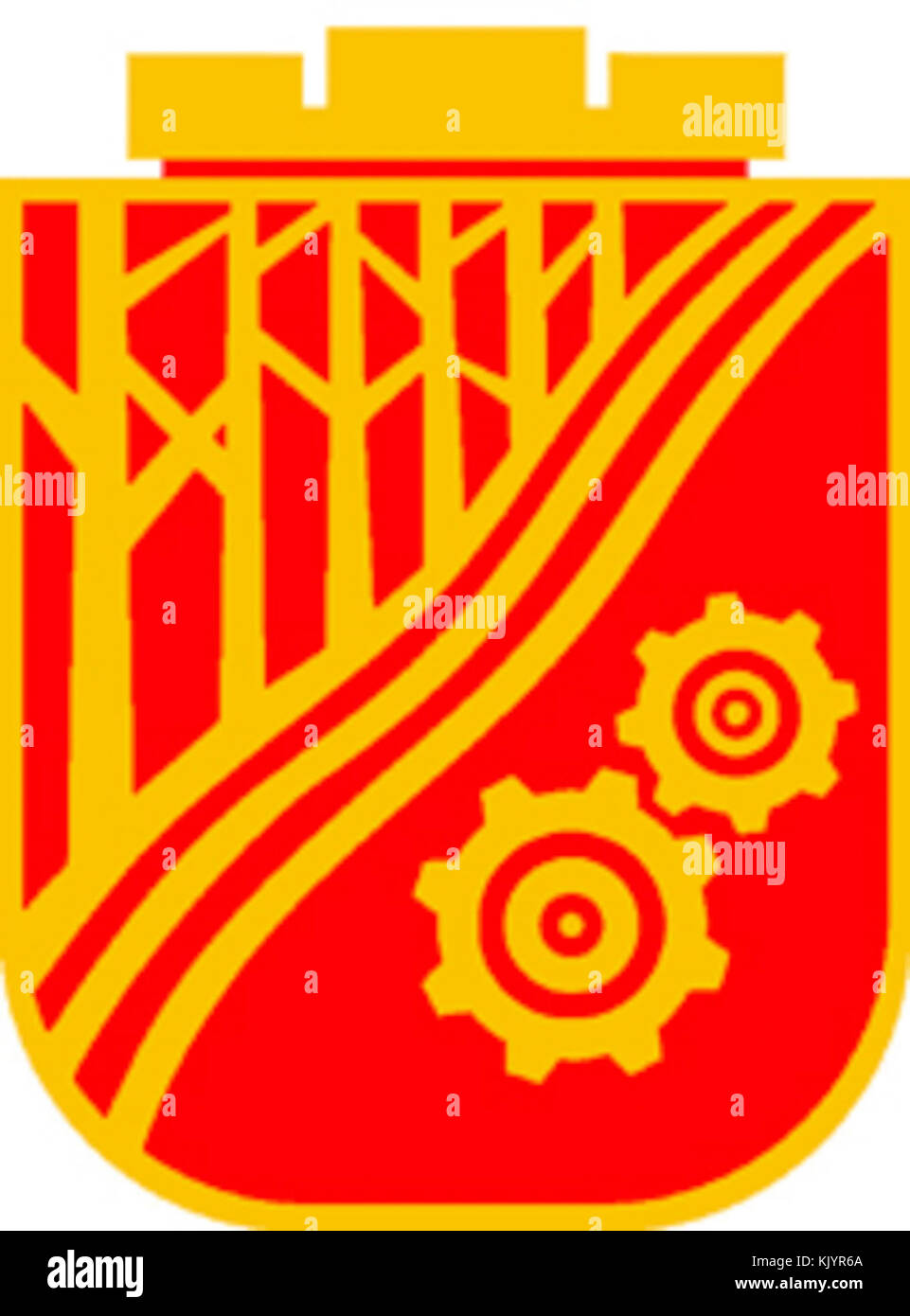 Vennesla Kommune Coat of Arms Stock Photo - Alamy