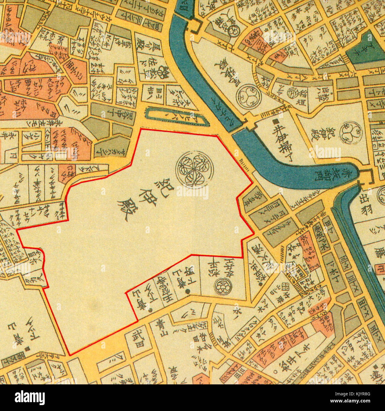 Kii Tokugawa Residenz Edo Stock Photo - Alamy