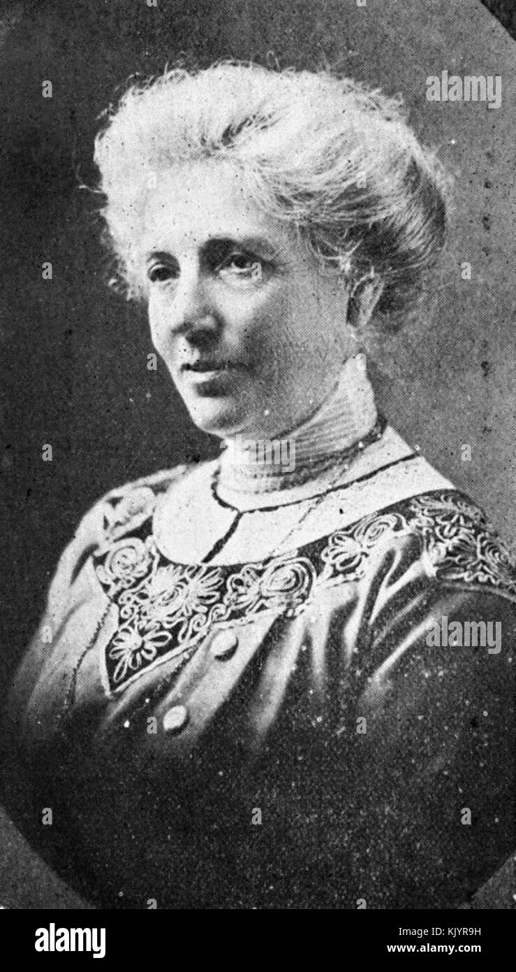 Kate Sheppard, circa 1914. Photographer unidentified Stock Photo - Alamy