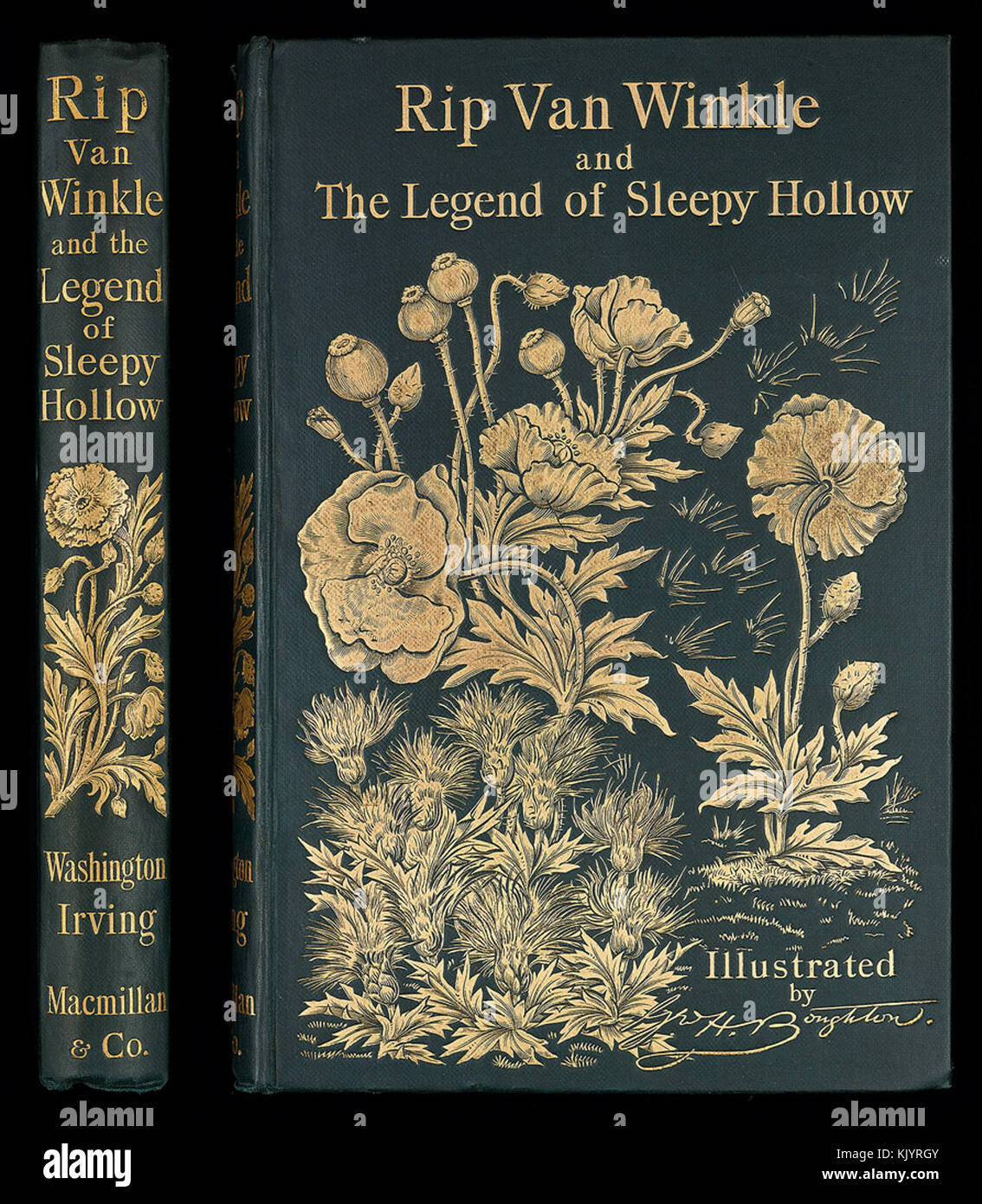 This 1893 edition of Washington Irving's classic works, 'Rip Van Winkle ...