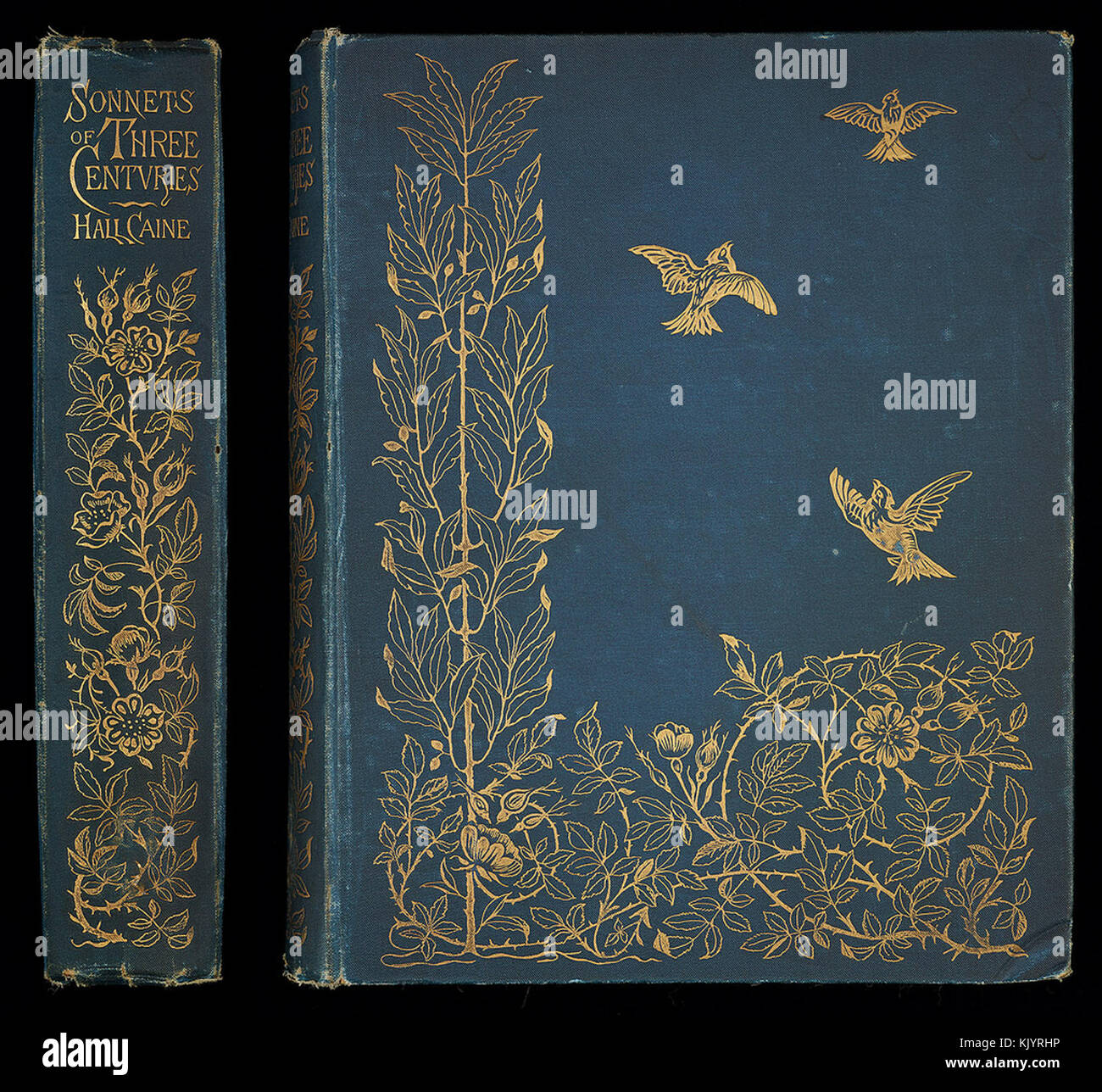 HALL CAINE(1882) Sonnets of three centuries (15194409593 Stock Photo ...