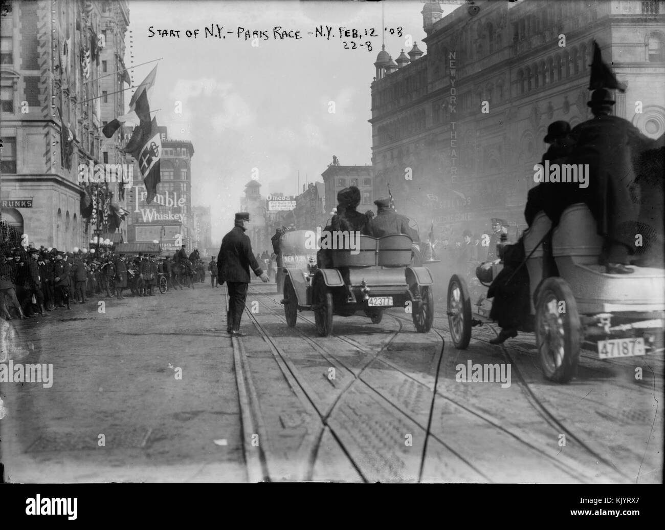 1908 new york to paris race hi-res stock photography and images - Alamy