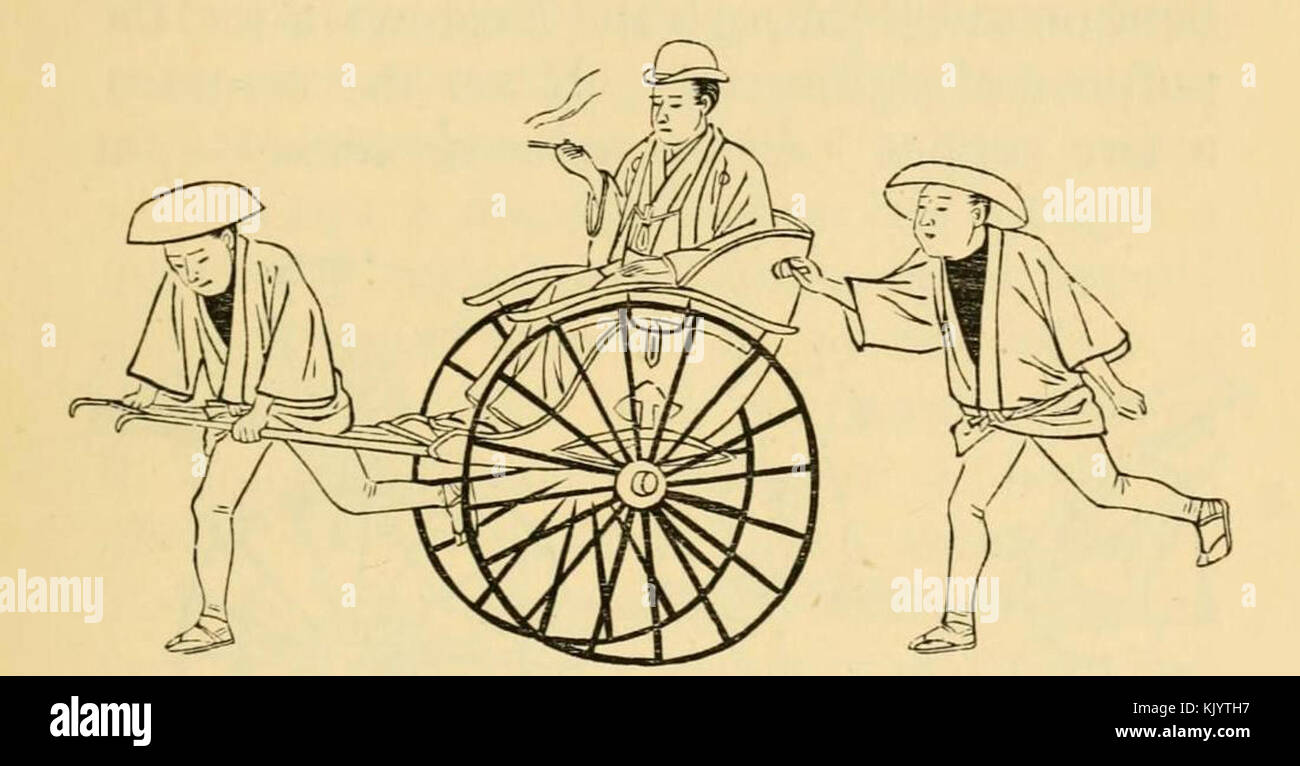 Jinrikisha historic hi-res stock photography and images - Alamy