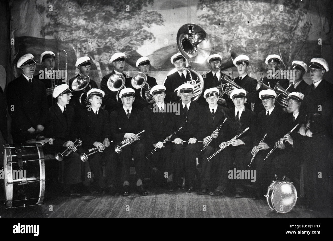 Sortland Musikkforening 1937 Stock Photo - Alamy