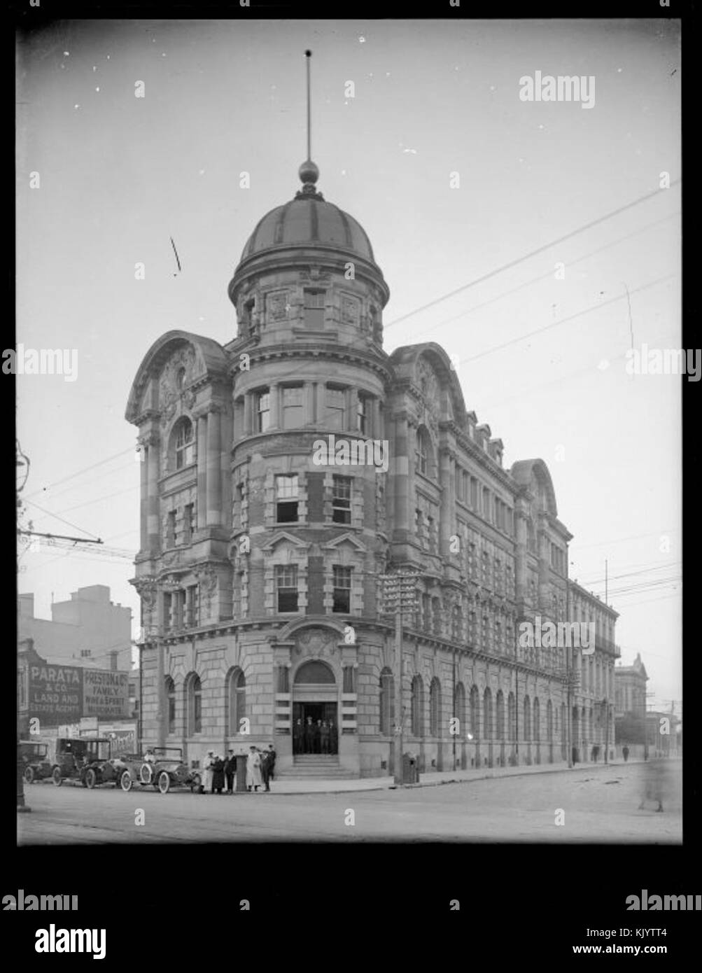 The Public Trust Building, photographed circa 1910, is an example of ...