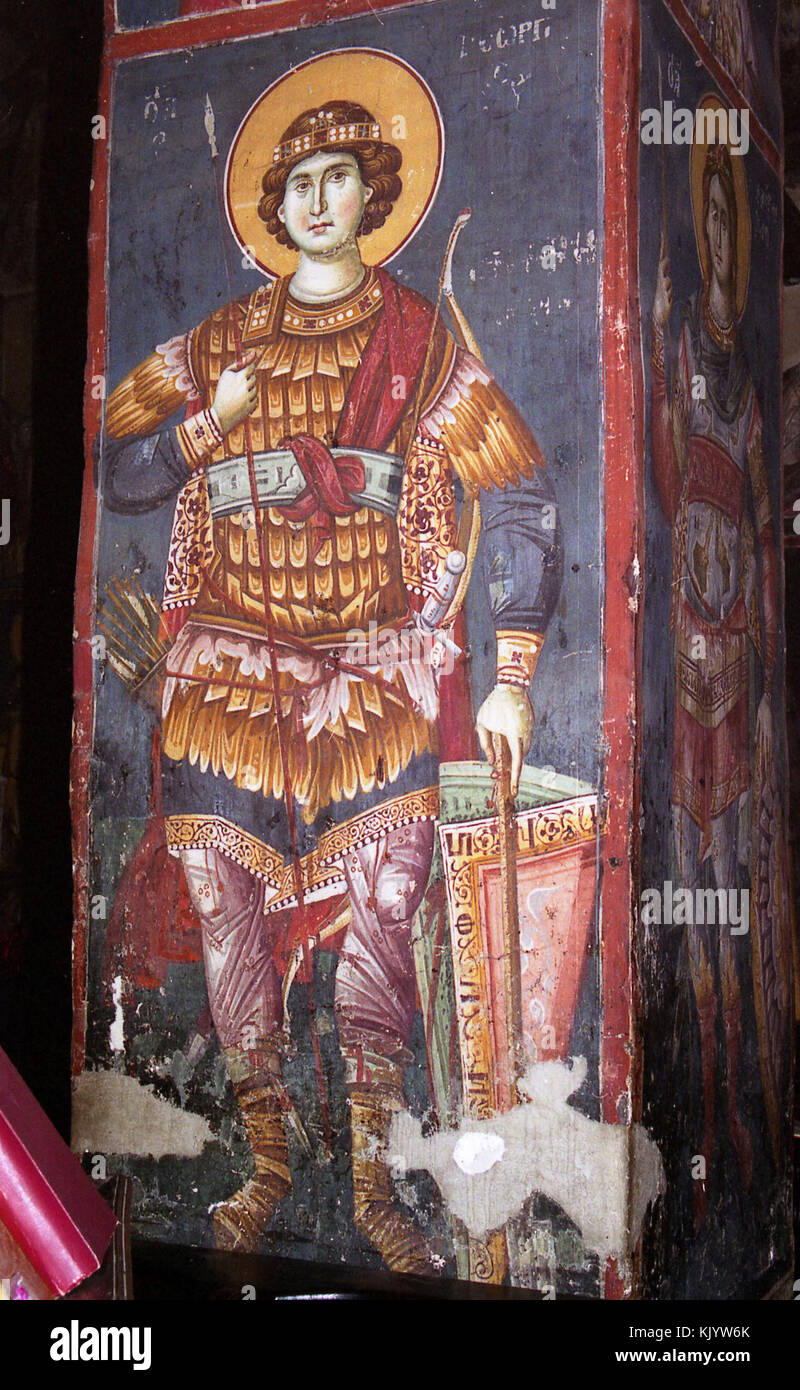 Paintings in the Church of the Theotokos Peribleptos of Ohrid 053 Stock ...