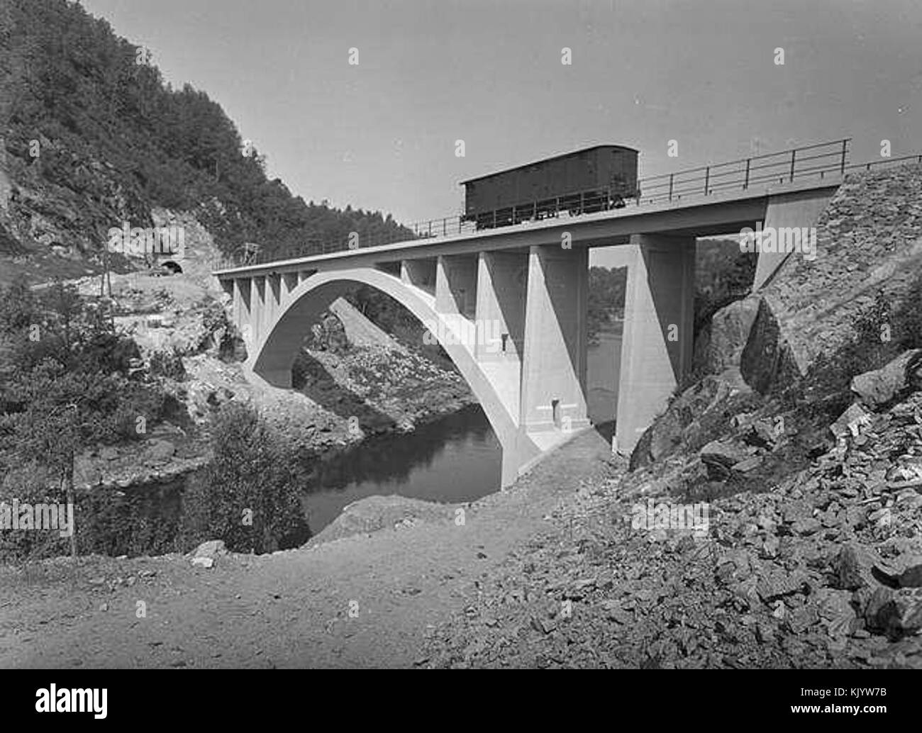 The Mandalselven Bridge, located in Norway, is an iconic bridge known ...