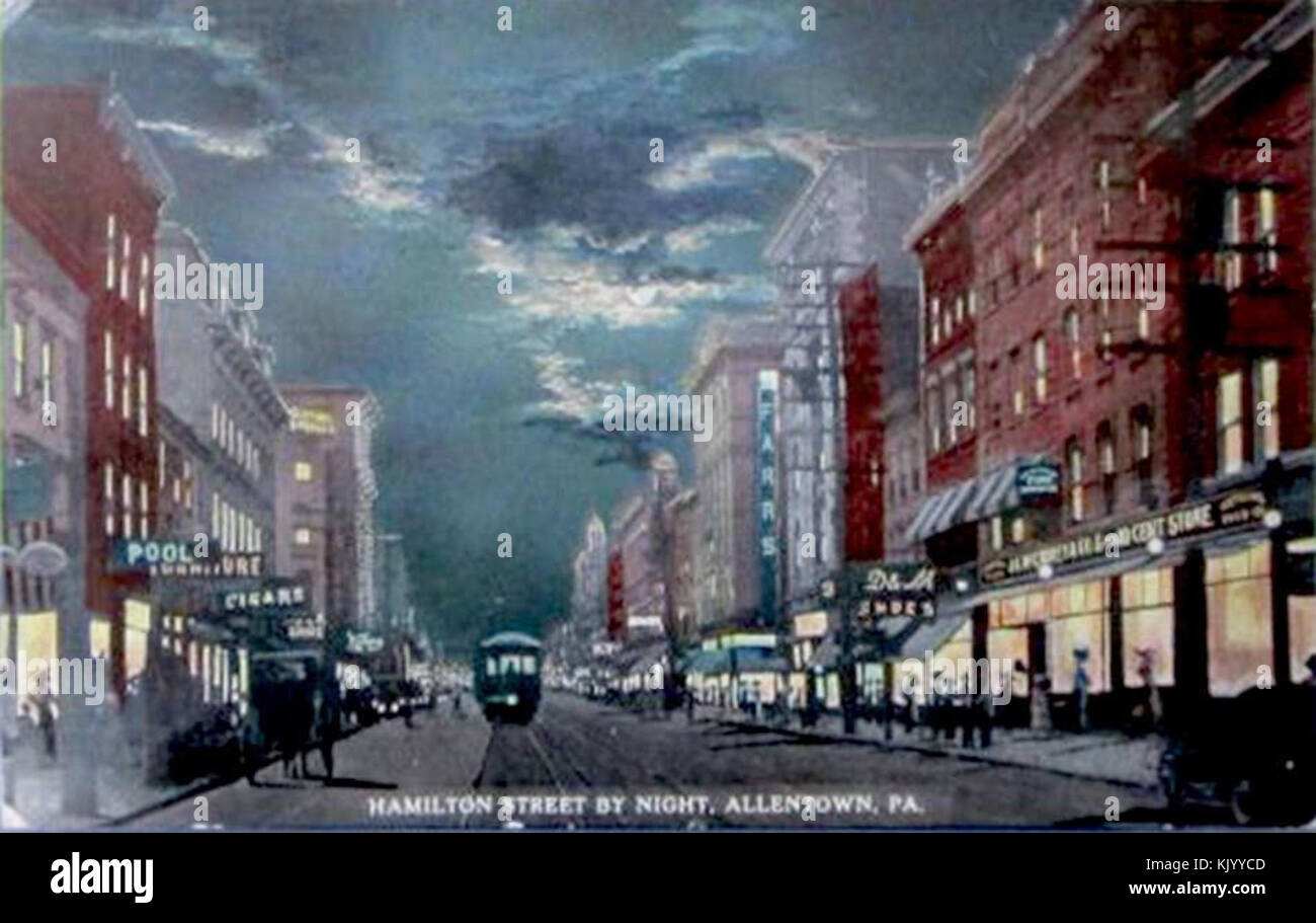 Hamilton view at night hi-res stock photography and images - Alamy
