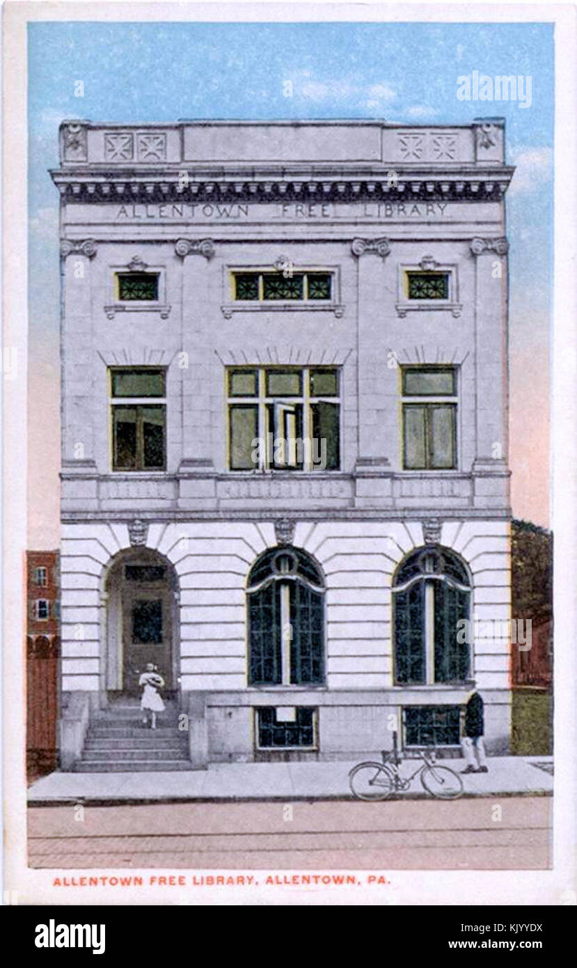 1915 Allentown Public Library Stock Photo - Alamy