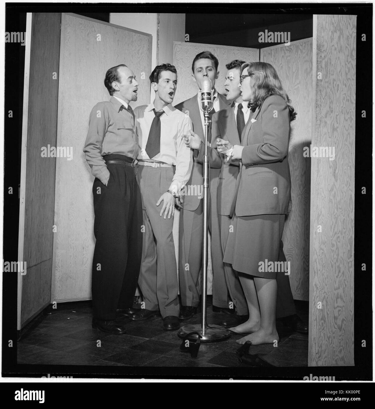 (Portrait of Dave Lambert, Jerry Duane, Wayne Howard, Jerry Packer, and ...