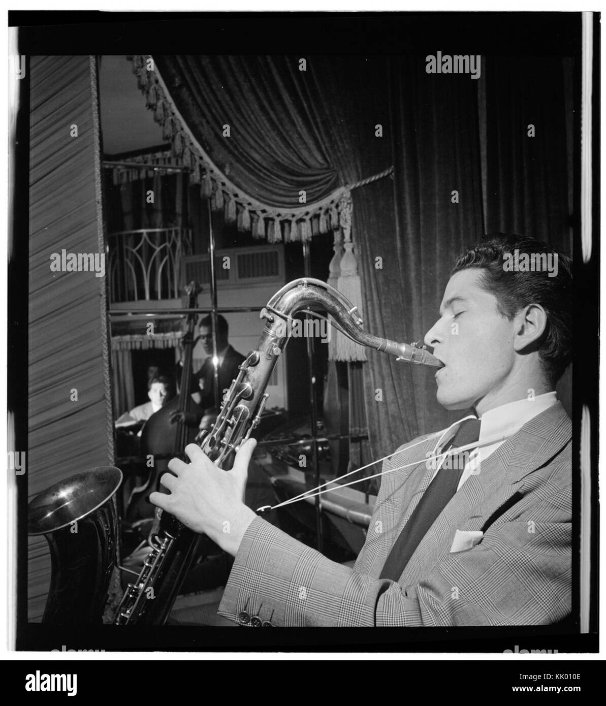 (Portrait of Allen Eager and Curley Russell, Club 18, New York, N.Y ...