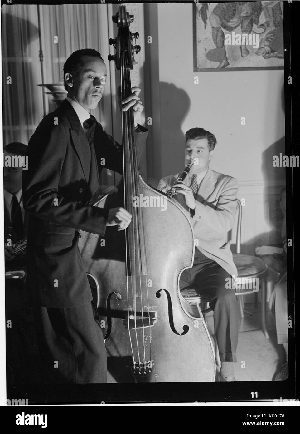 (Portrait of Joe Marsala and Tommy Potter, Turkish Embassy, Washington ...