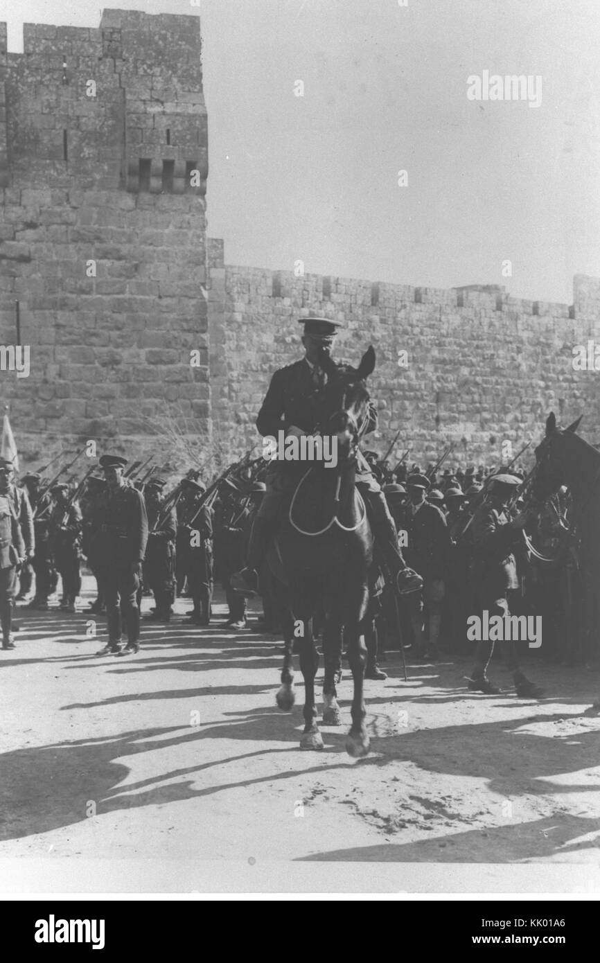 General Edmund Hynman Allenby, commander of the British forces in ...