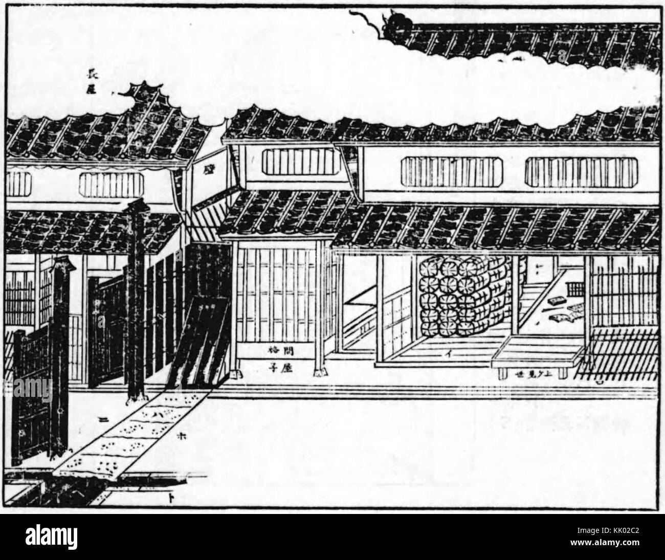 Machiya traditional townhouses in hi-res stock photography and images ...