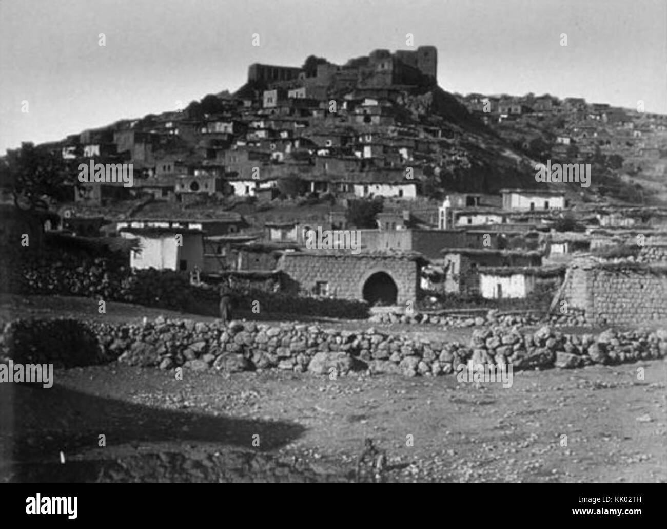 Rashaya and citadel in 19th century Bonfils Stock Photo - Alamy