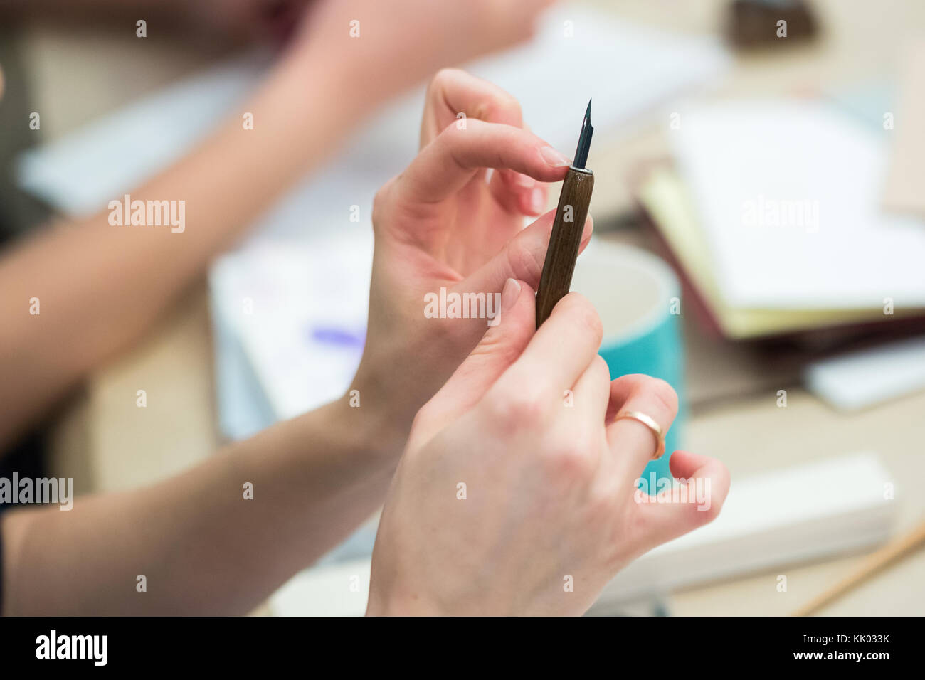 Quill drawing hi-res stock photography and images - Alamy