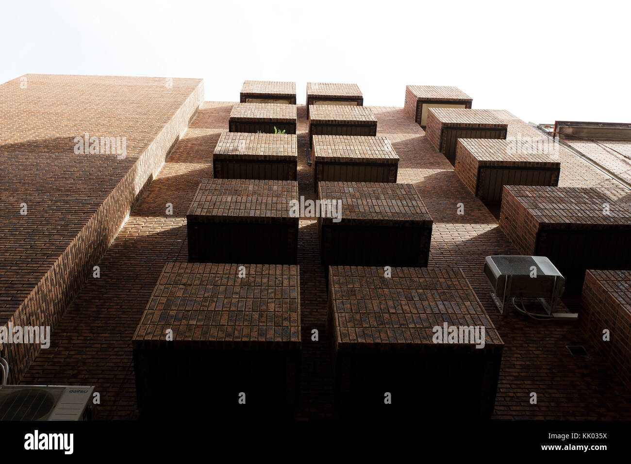 Very beautiful perspective of the Spanish house. Spanish streets. sky ...